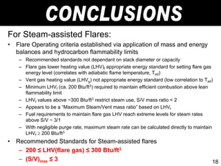 Criteria For Steam Flare Combustion Efficiency | PDF