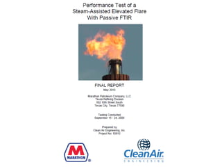 Criteria For Steam Flare Combustion Efficiency | PDF