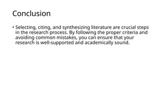 Criteria in Selecting, Citing, and Synthesizing.pptx