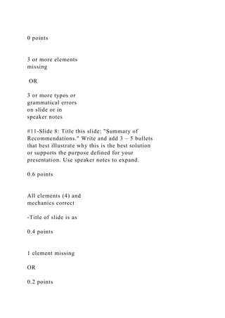 Criteria Level 4 Level 3 Level 2 Level 1 #1-PPT filef.docx