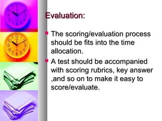 Criteria of a good language test | PPT