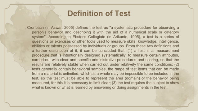 CRITERIA OF A GOOD TEST.pptx