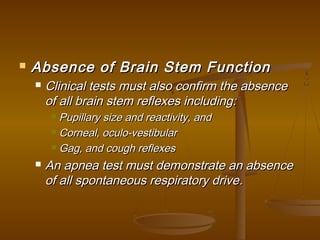 Criteria of Brain Death | PPT