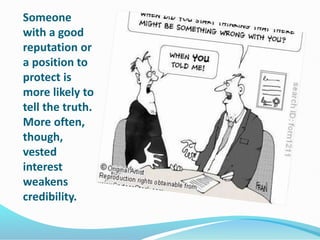 Criteria Of Credibility using Paul and Elders | PPT | Free Download