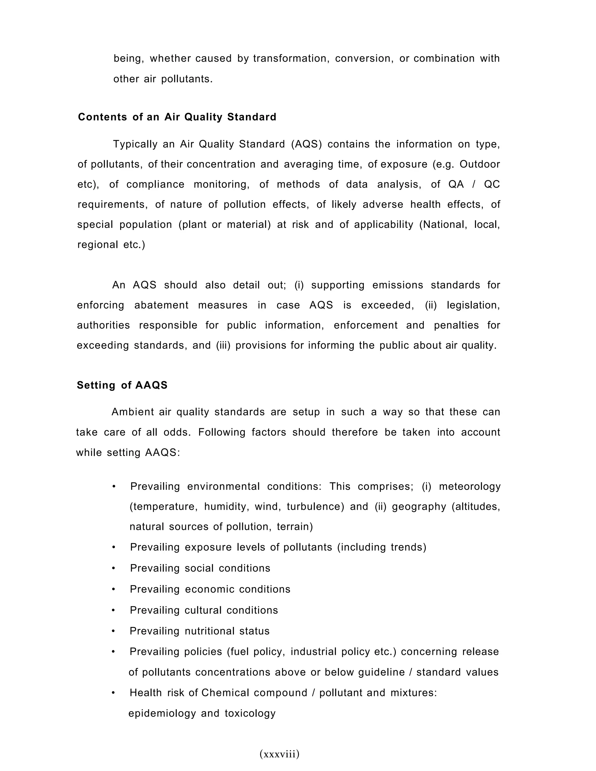 Criteria of setting ambient air | PDF