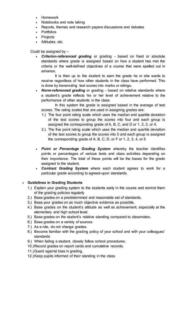 Criteria to consider when constructing good tests | DOCX