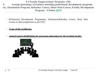 Criteria VI - GOVERNANCE,LEADERSHIP AND MANAGEMENT | PDF