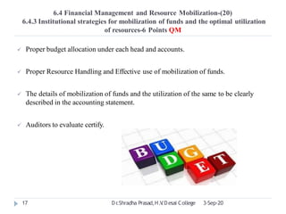 Criteria VI - GOVERNANCE,LEADERSHIP AND MANAGEMENT | PDF