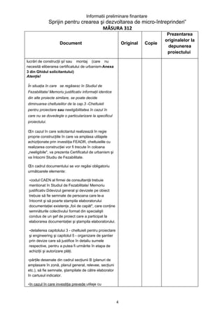 Criterii de selectie | DOC