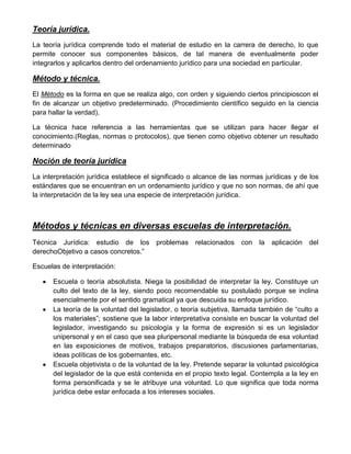 Criterio de vigencia de la ley | DOCX