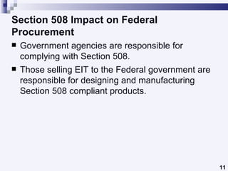 Understanding Section 508 | PPT