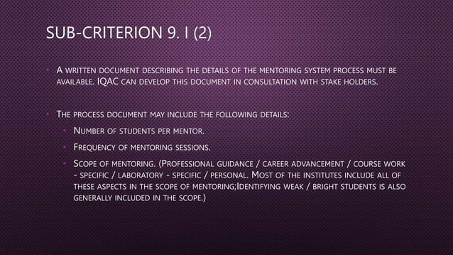 criterion 9 presentation.pptx