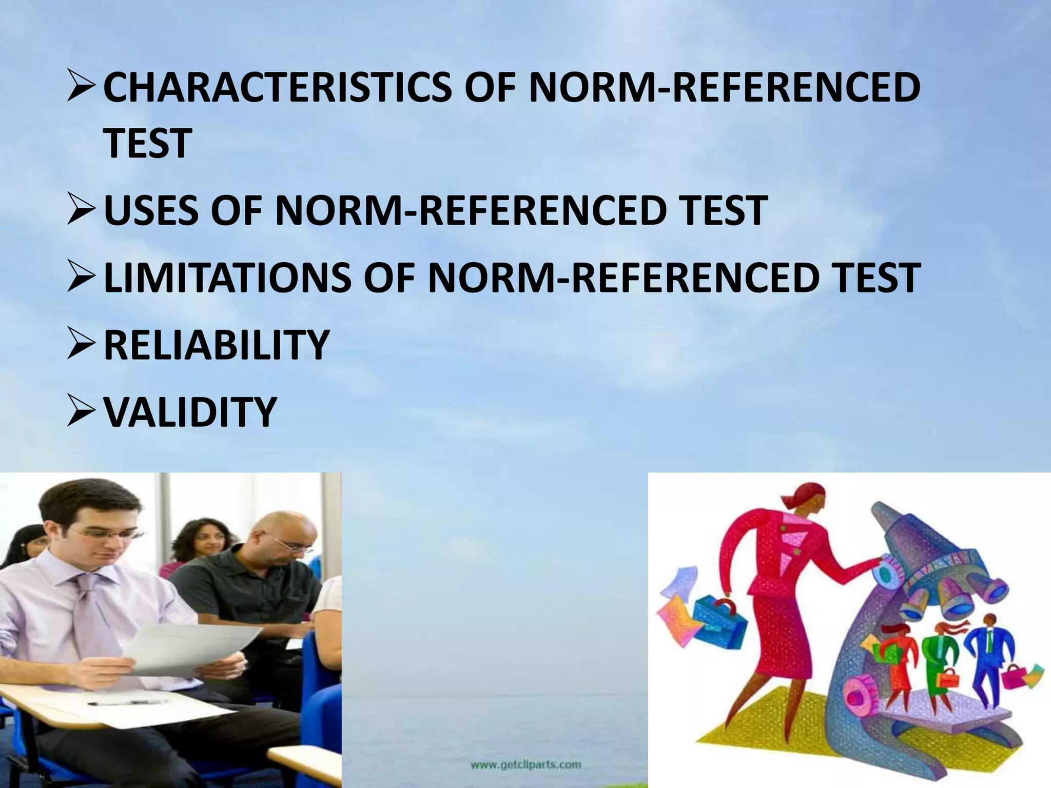 Criterion and norm referenced evaluation | PPTX