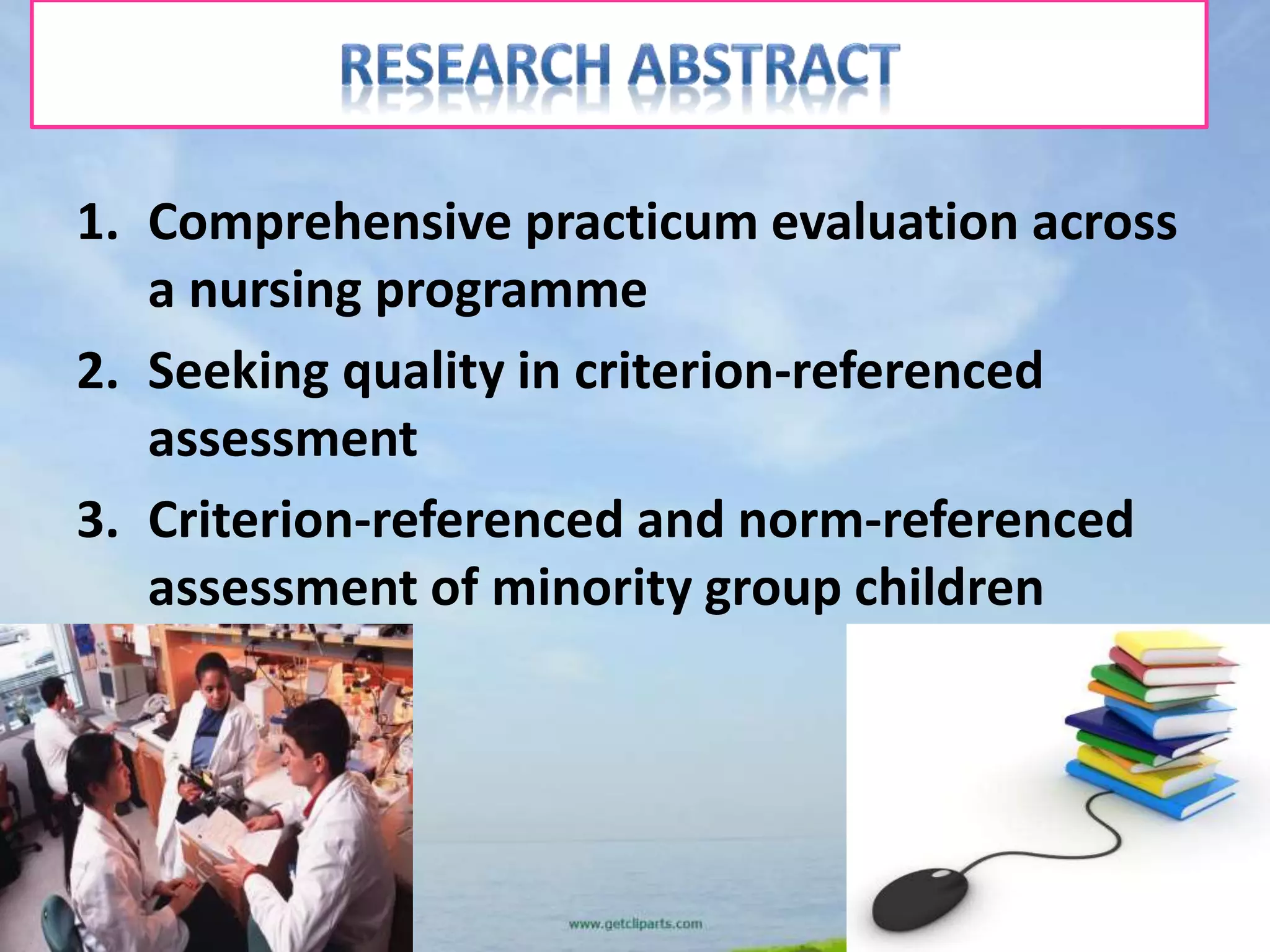 Criterion and norm referenced evaluation | PPTX