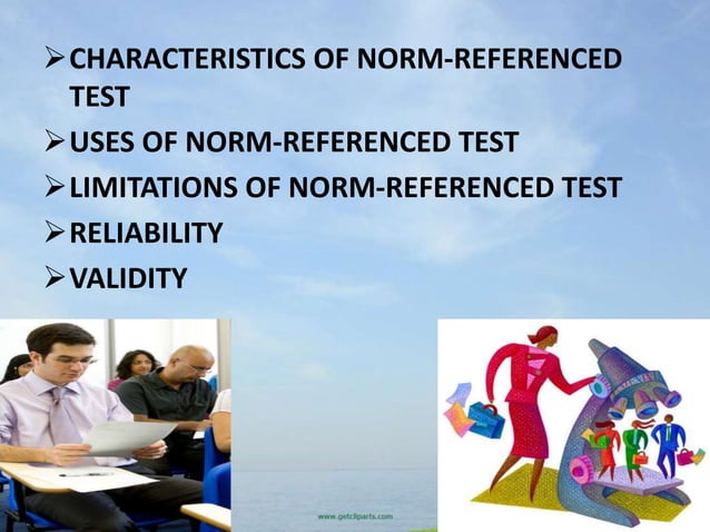 Criterion and norm referenced evaluation | PPTX