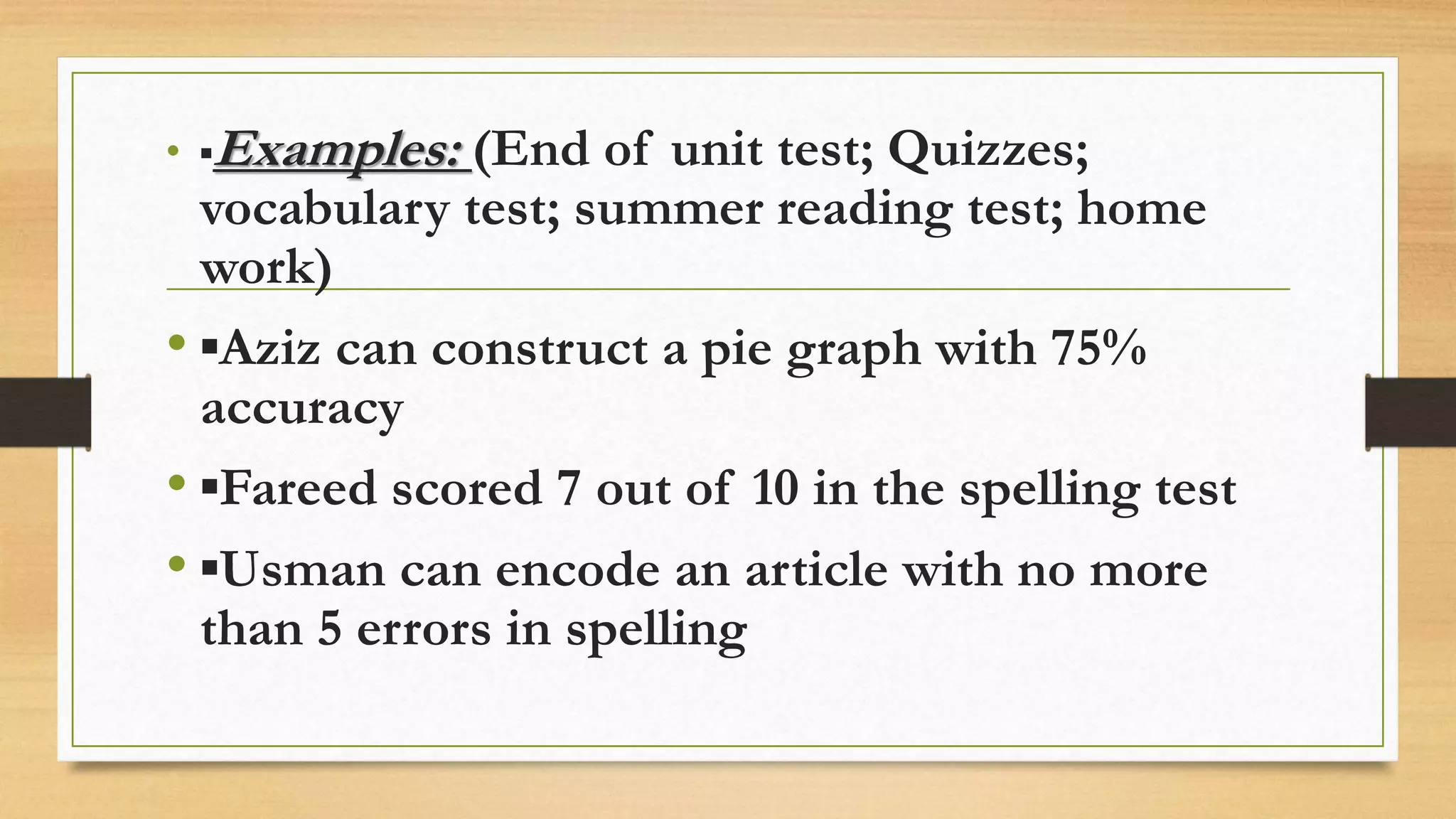 Norm Referenced and Criterion Referenced | PPTX