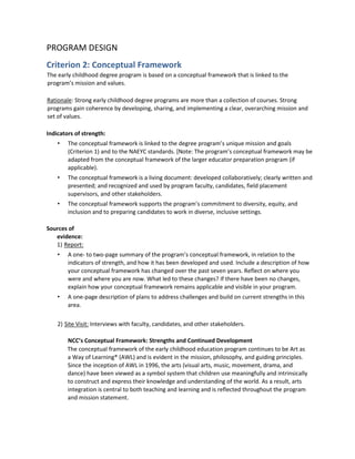 Criterion II: Conceptual Framework | PDF | Professional School ...