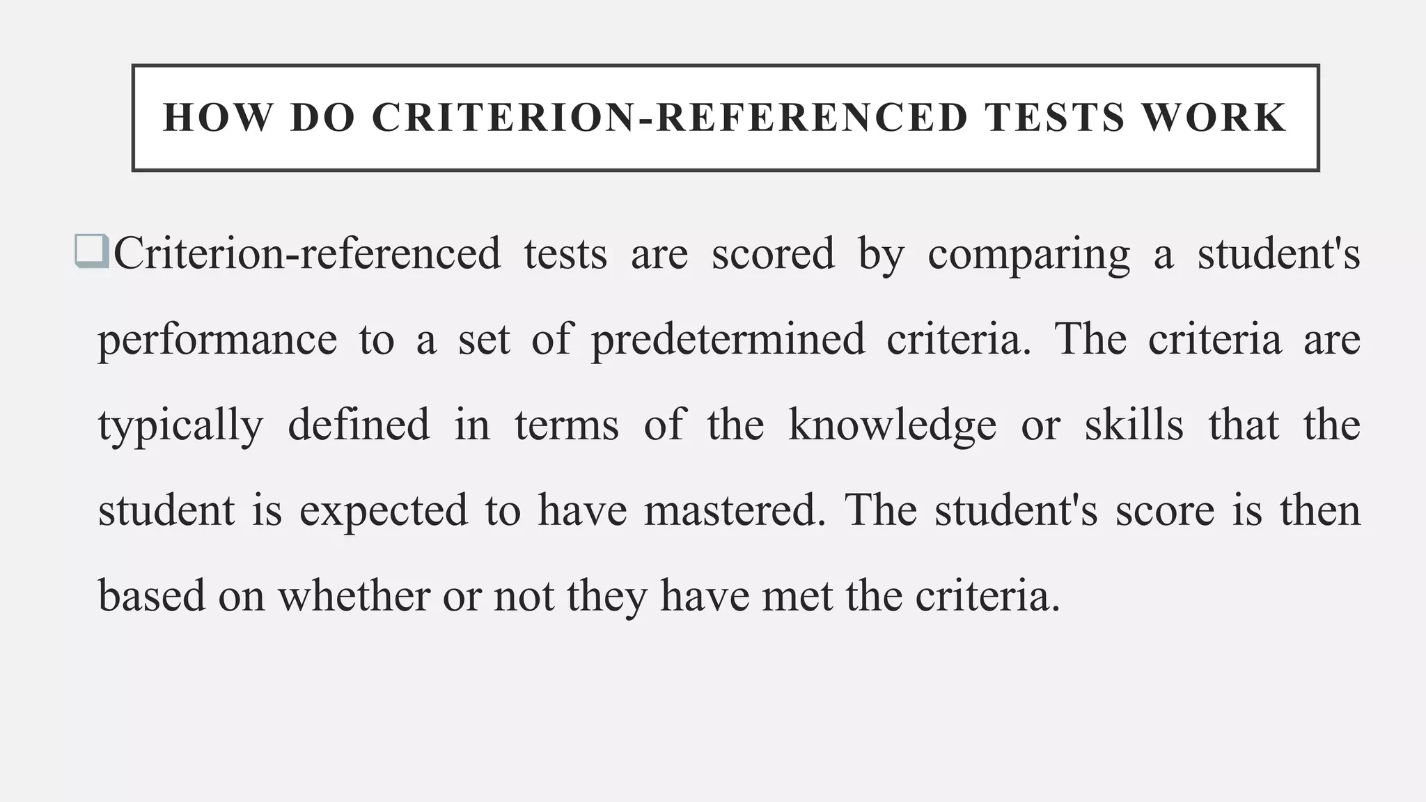 Criterion Reference Tests.pptx
