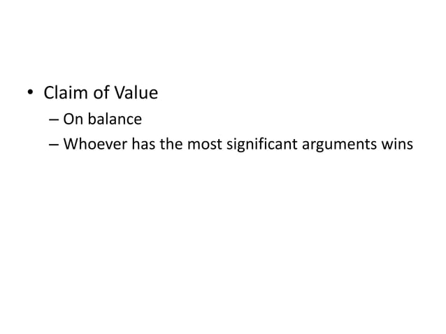 Criterion value case | PPTX