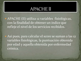Criterios apache ll | PPTX
