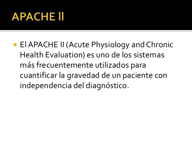 Criterios apache ll