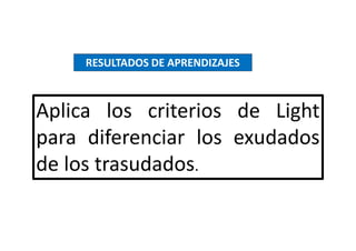 CRITERIOS DE LIGHT. ESTUDIO BIOQUÍMICO DE FLUIDOS | PDF