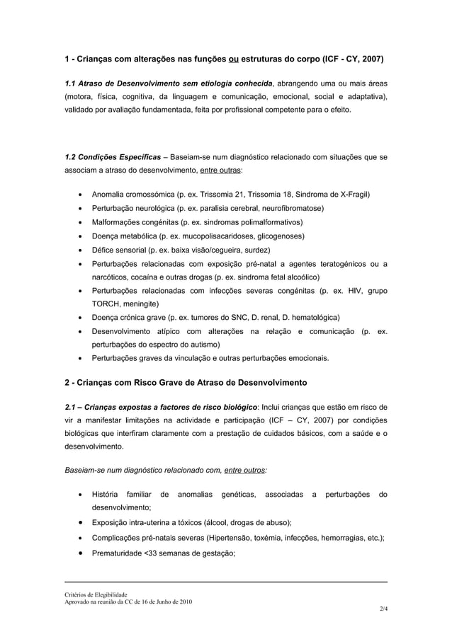 Criterios elegibilidade snipi versao definitiva | DOC