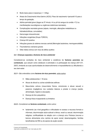 Criterios elegibilidade snipi versao definitiva | DOC