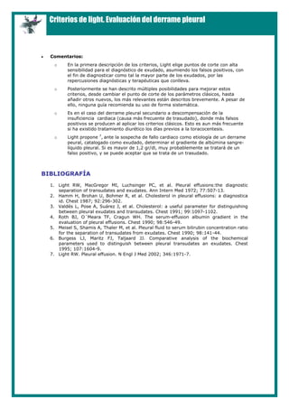 Criterios light | PDF