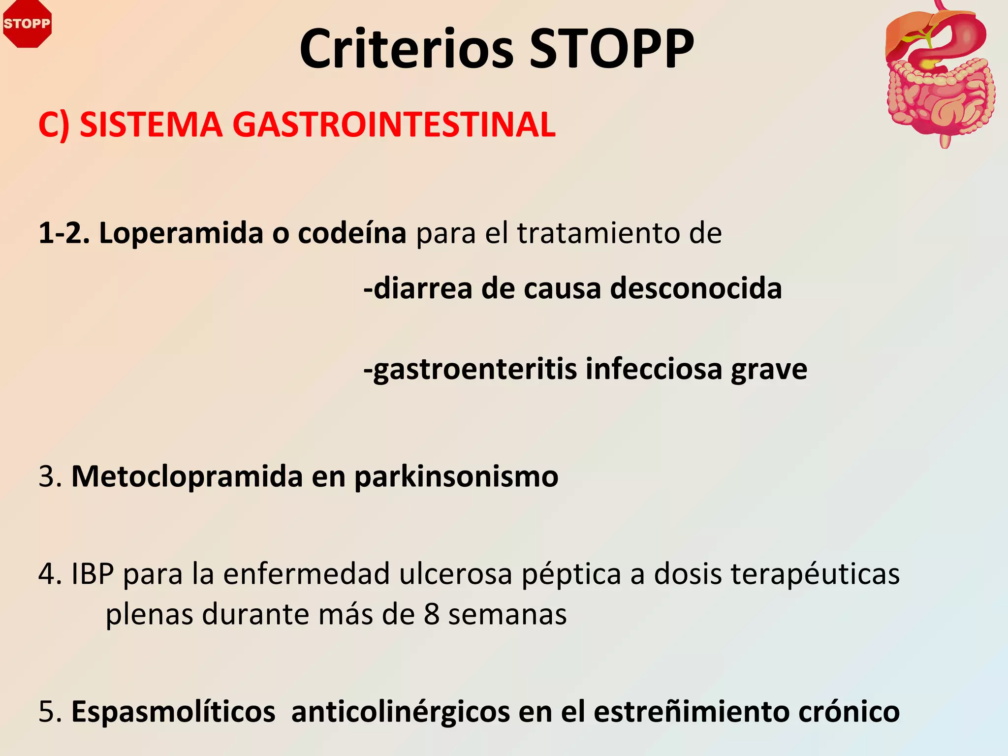 Criterios stopp start sesion 9 mayo 2013 | PPT