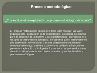 Criterios Tesis Doctorado | PPTX