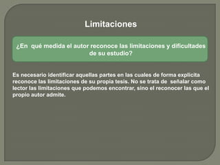 Criterios Tesis Doctorado | PPTX