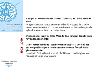 Critica genética azul cecilia | PPT