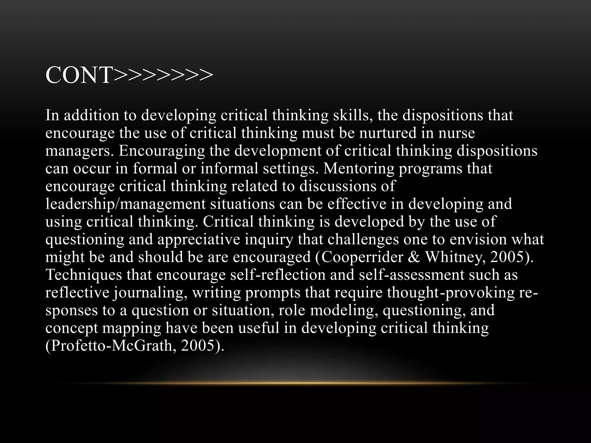 Critical Thinking and Decision Making | PPTX