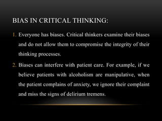 Critical Thinking and Decision Making | PPTX