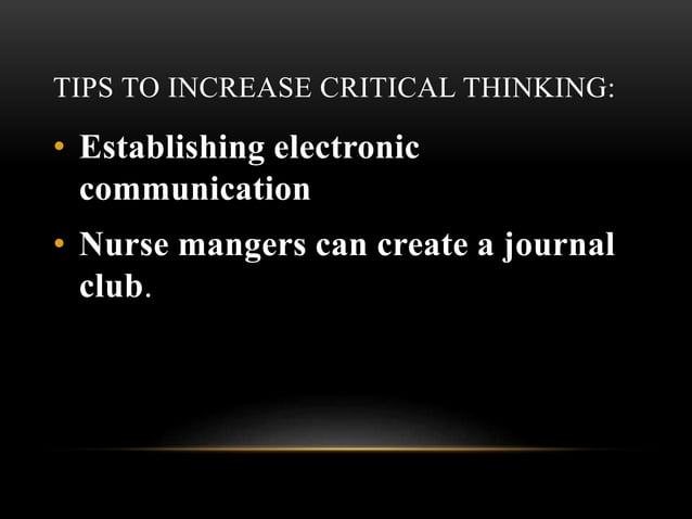Critical Thinking and Decision Making | PPTX