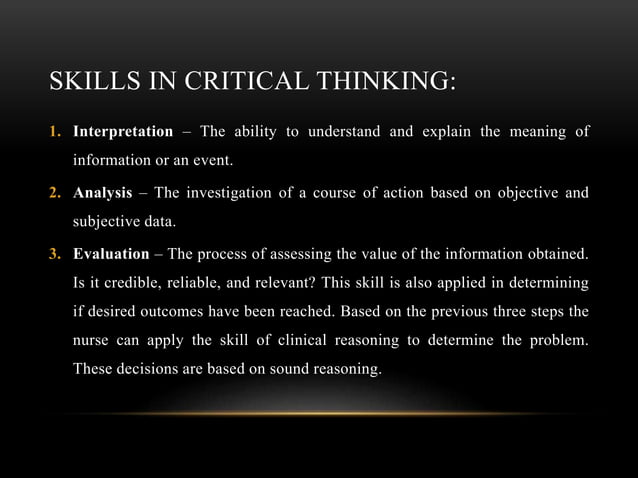 Critical Thinking and Decision Making | PPTX