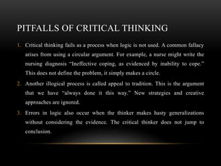 Critical Thinking and Decision Making | PPTX