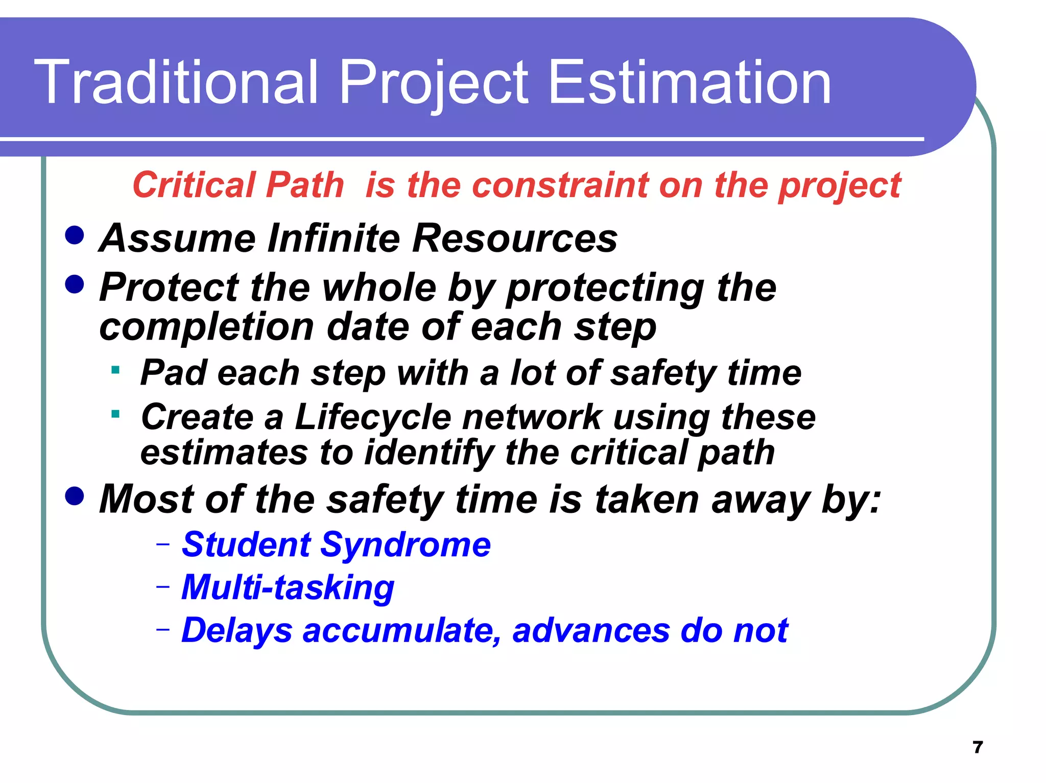 Critical Chain Project Management | PPS