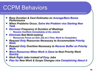 Critical Chain Project Management | PPS