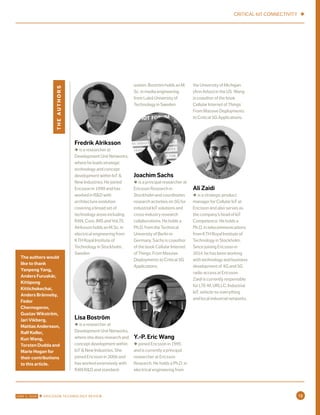 Ericsson Technology Review: Critical IoT connectivity: Ideal for time ...