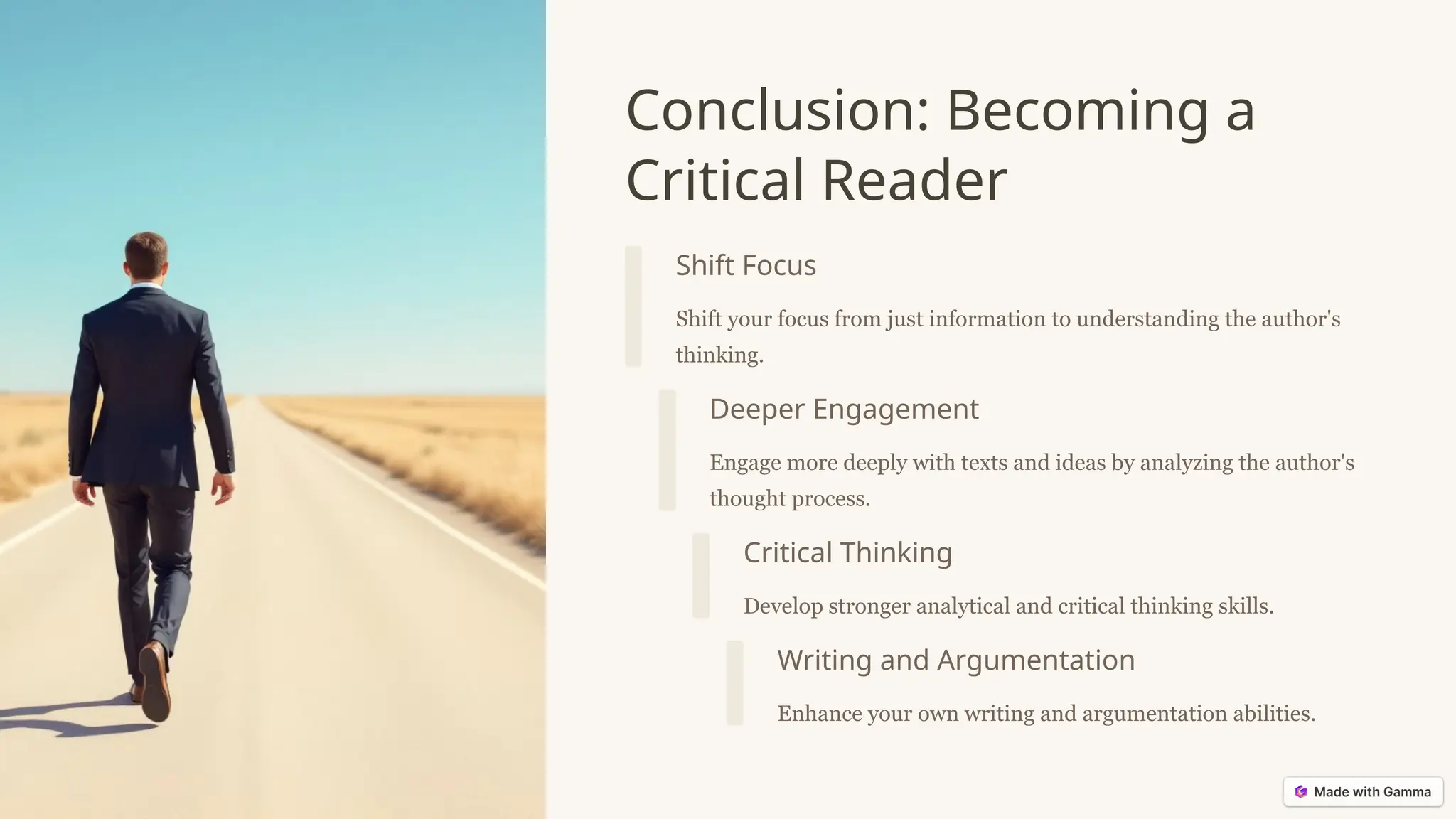 Critical Reading Looking for Ways of Thinking | PPTX