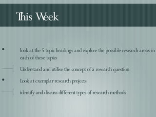Critical Research Introduction | PPT | Educational Assessment | Education