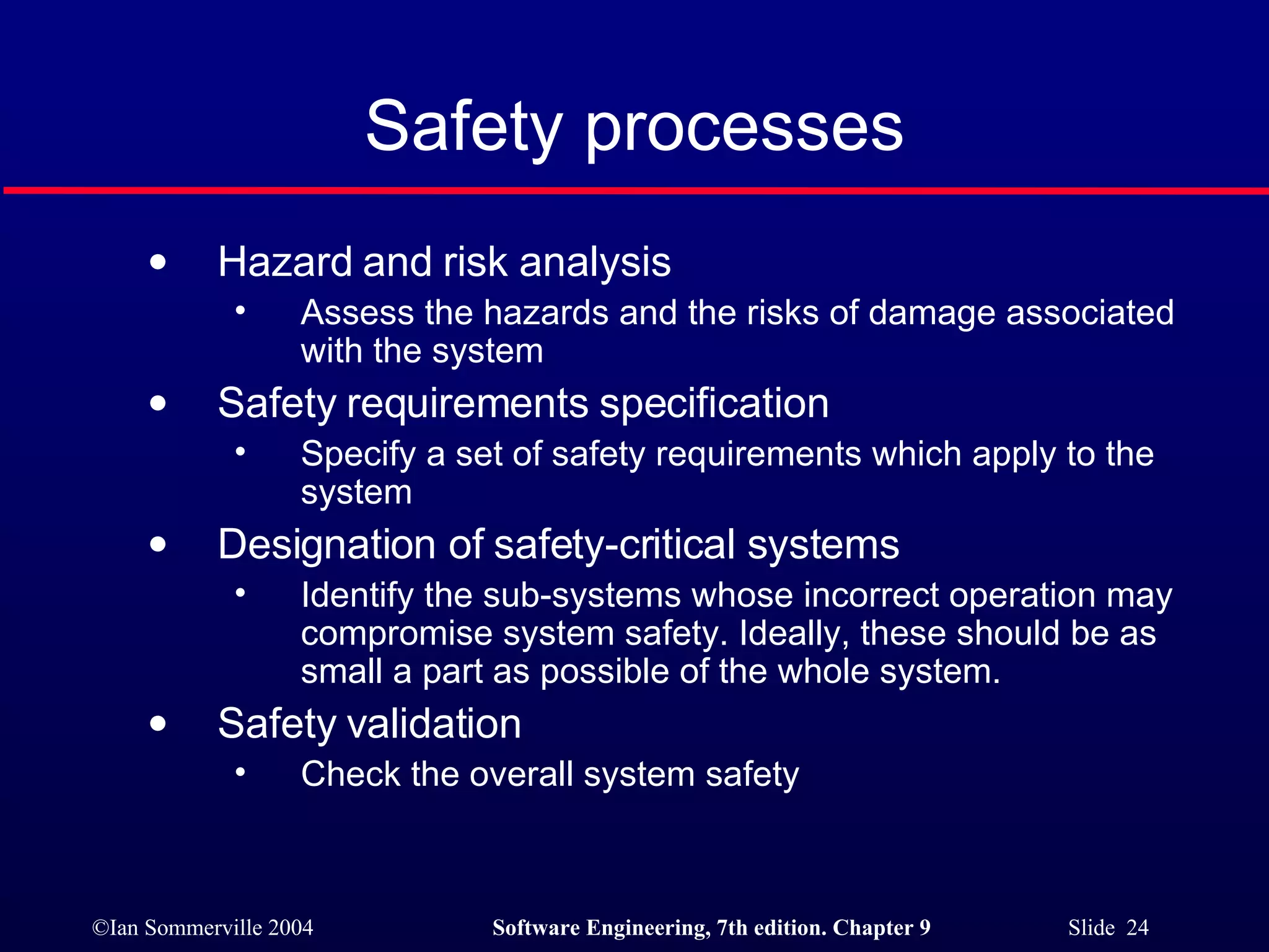 Critical System Specification in Software Engineering SE17 | PPT