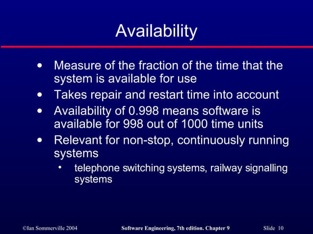 Critical System Specification in Software Engineering SE17 | PPT | Operating Systems | Computer ...