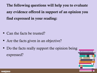 Critical textbook-reading | PPT