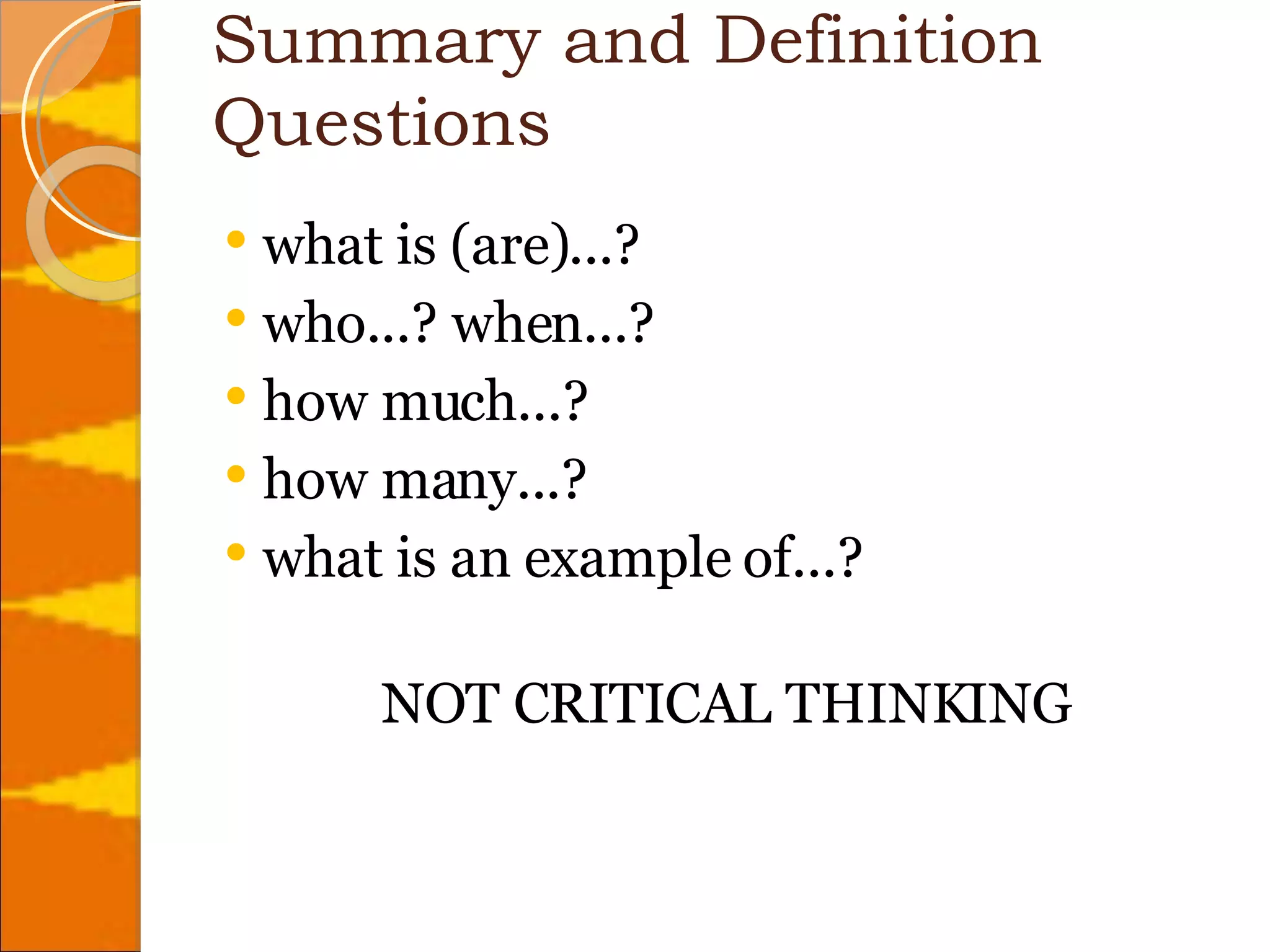 Critical Thinking | PPT