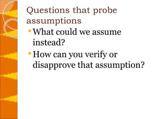 Critical Thinking | PPT