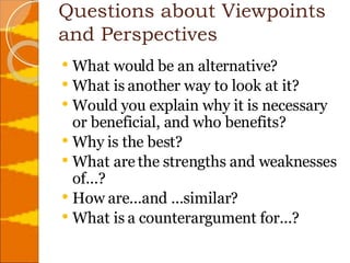 Critical Thinking | PPT