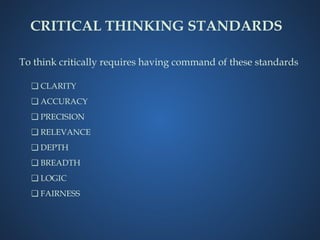 Critical-Thinking - an introduction to communication | PPTX